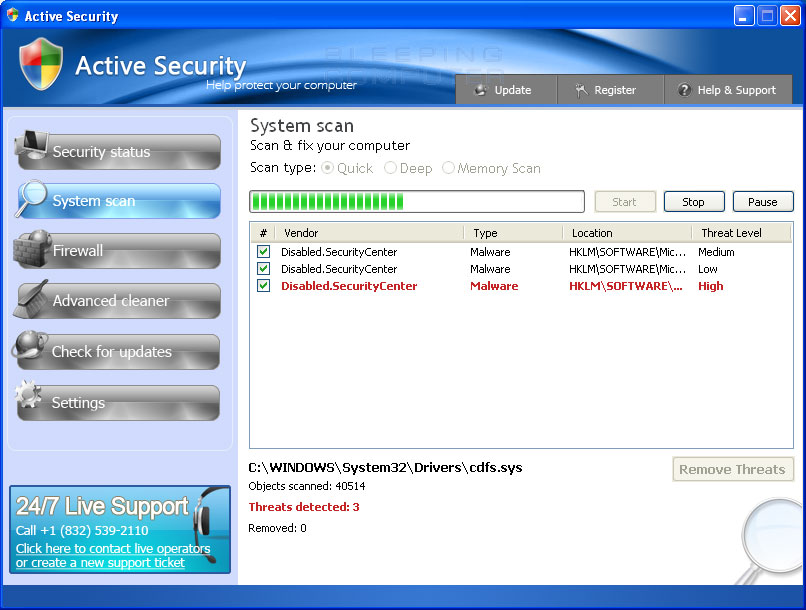 Remove Active Security (Uninstall Guide)