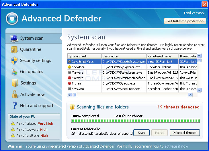 Remove Advanced Defender (Uninstall Guide)