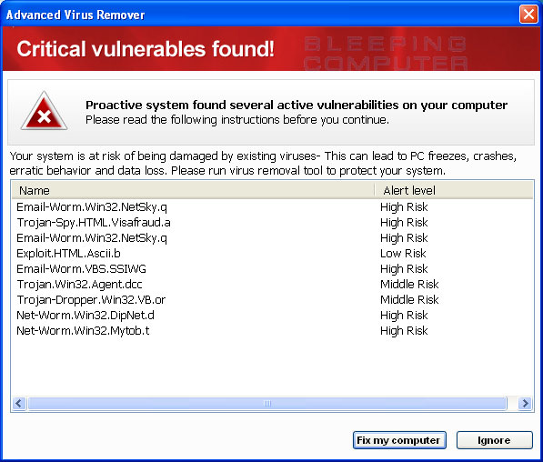 Remove Advanced Virus Remover (Removal Instructions)