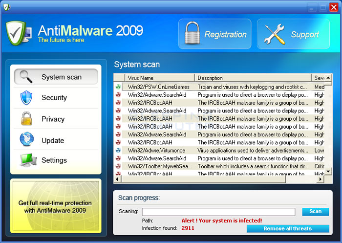 How to remove AntiMalware 2009 (Uninstall Instructions)