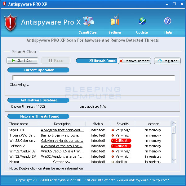 How to remove AntiSpyware Pro XP (Uninstall Instructions)