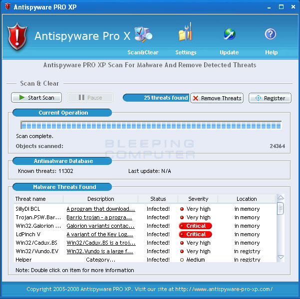 How to remove AntiSpyware Pro XP (Uninstall Instructions)