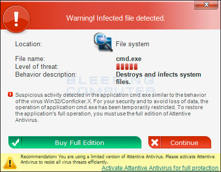 Attentive Antivirus Removal Guide