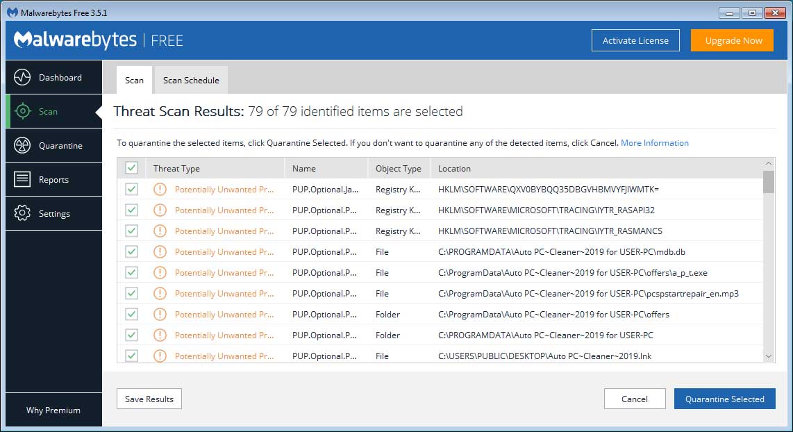 Remove the Auto PC Cleaner 2019 PUP