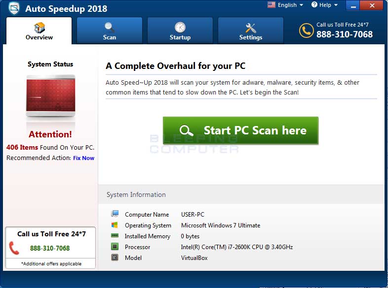 Remove the Auto Speedup 2018 PUP