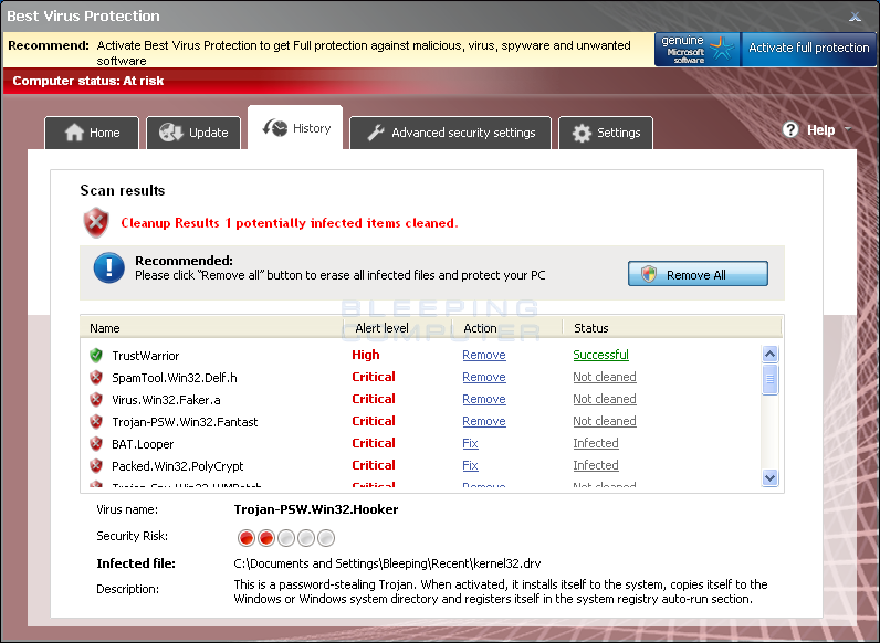 Remove Best Virus Protection (Uninstall Guide)