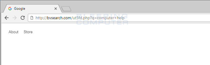Remove the Bvsearch.com Search Redirect