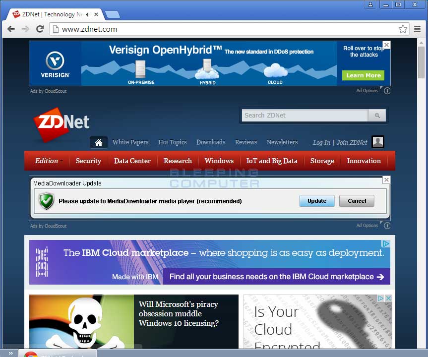 Cloudscout Ads and CloudGuard Removal Guide