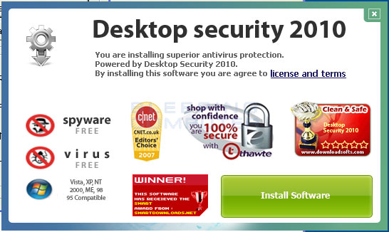 Remove Desktop Security 2010 (Uninstall Guide)