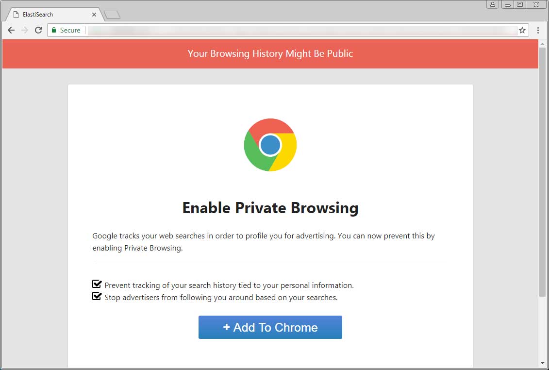 Remove the ElastiSearch Chrome Extension