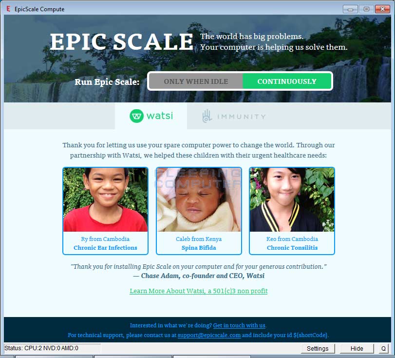 Epic Scale Removal Guide