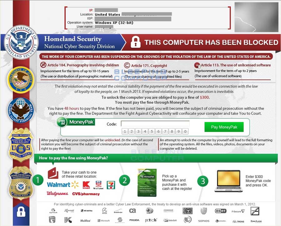 Homeland Security Ransomware Removal Guide