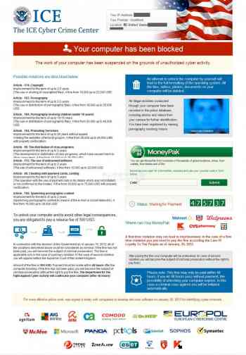Troj/Reveton-Ransomware Family of Computer Viruses