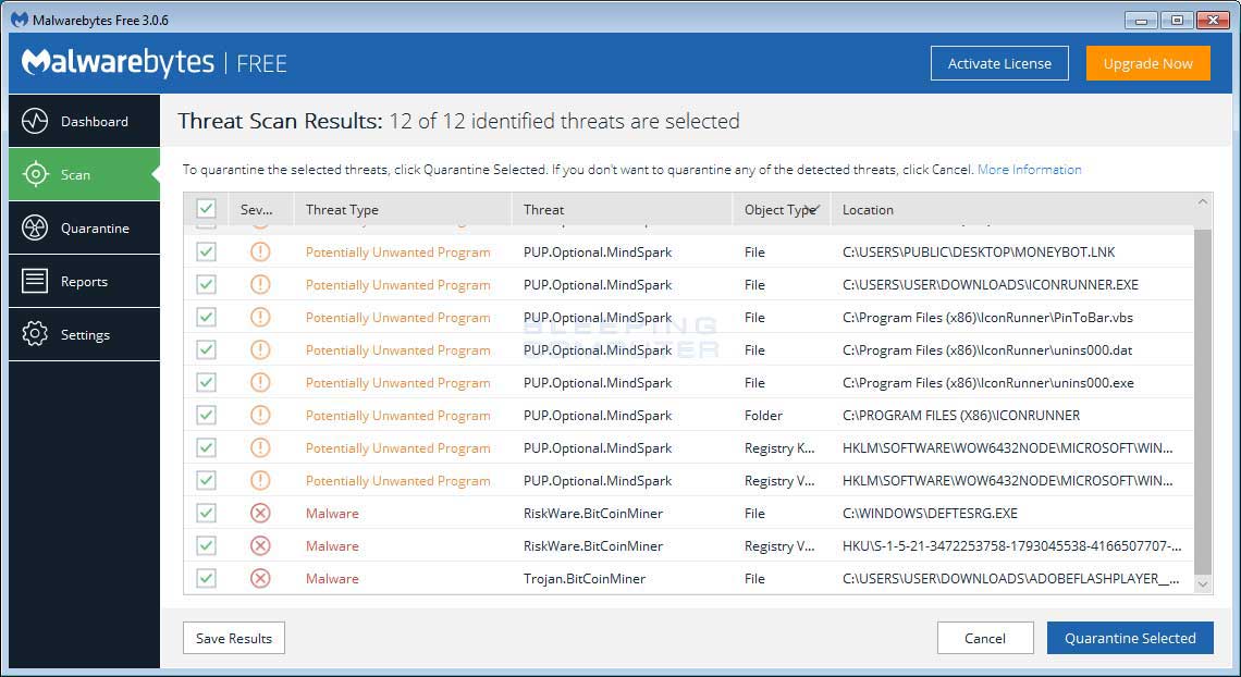 Remove the IconRunner PUP