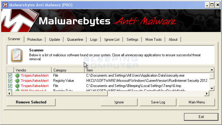 Remove Internet Security 2012 or Internet Security (Uninstall Guide)