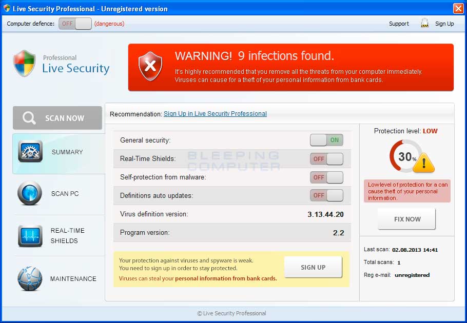 Remove Live Security Professional (Uninstall Guide)