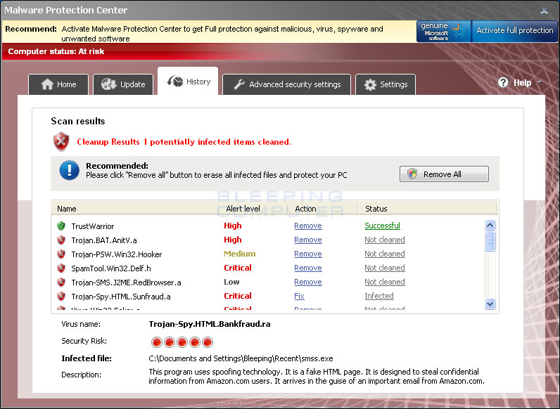 Remove Malware Protection Center (Uninstall Guide)