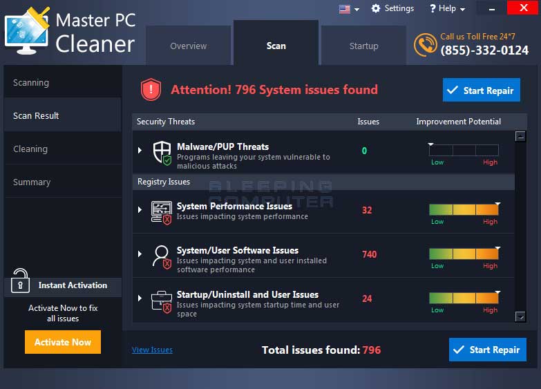 Remove the Master PC Cleaner PUP (Updated)