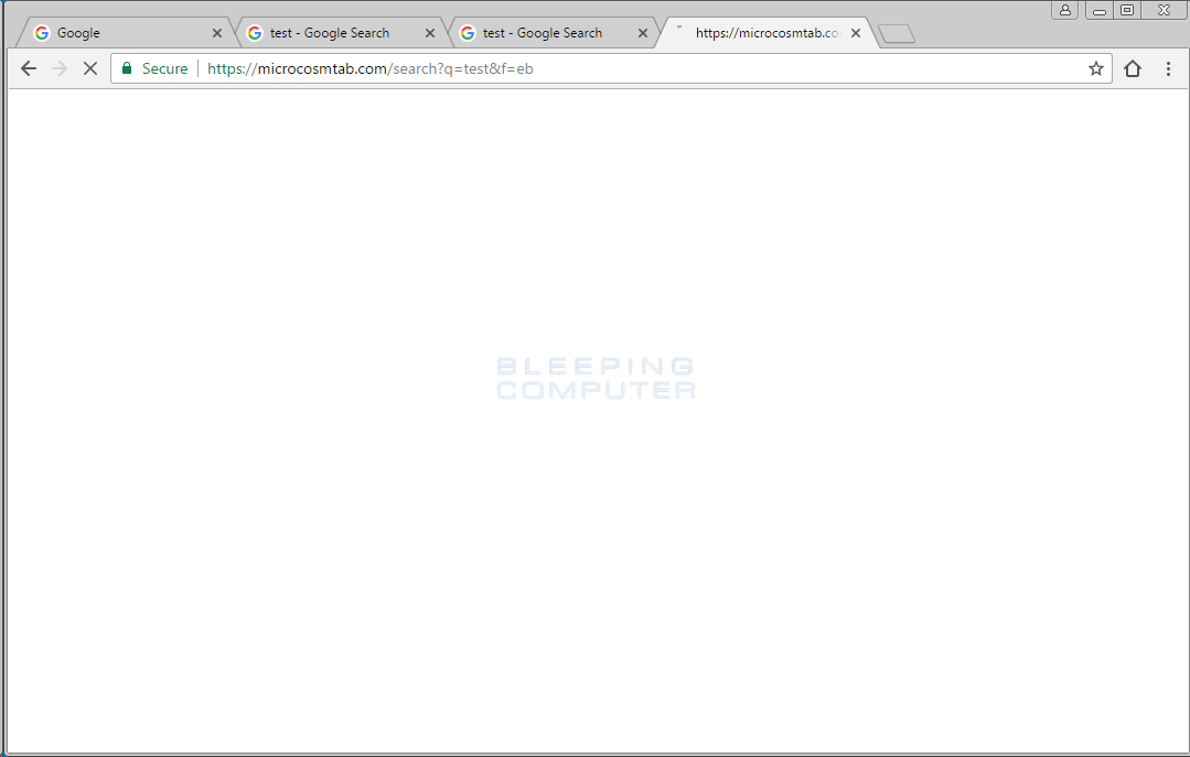 Remove the Microcosm - New Tab Chrome Extension
