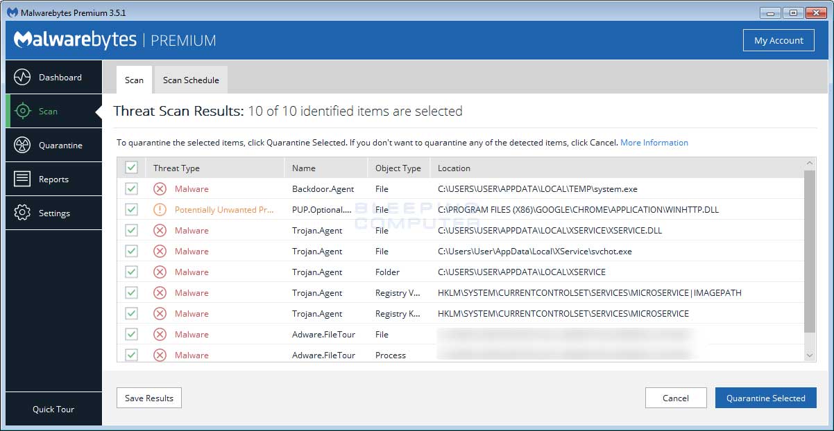 Remove the MicroService CPU Miner