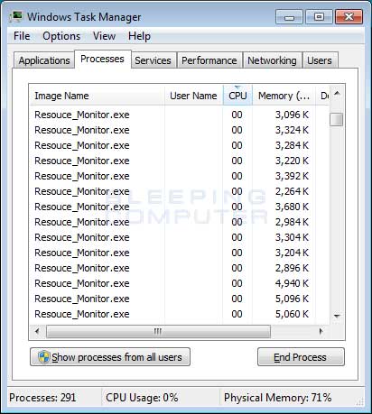 Remove Music Player and Resouce_Monitor.exe (Removal Guide)