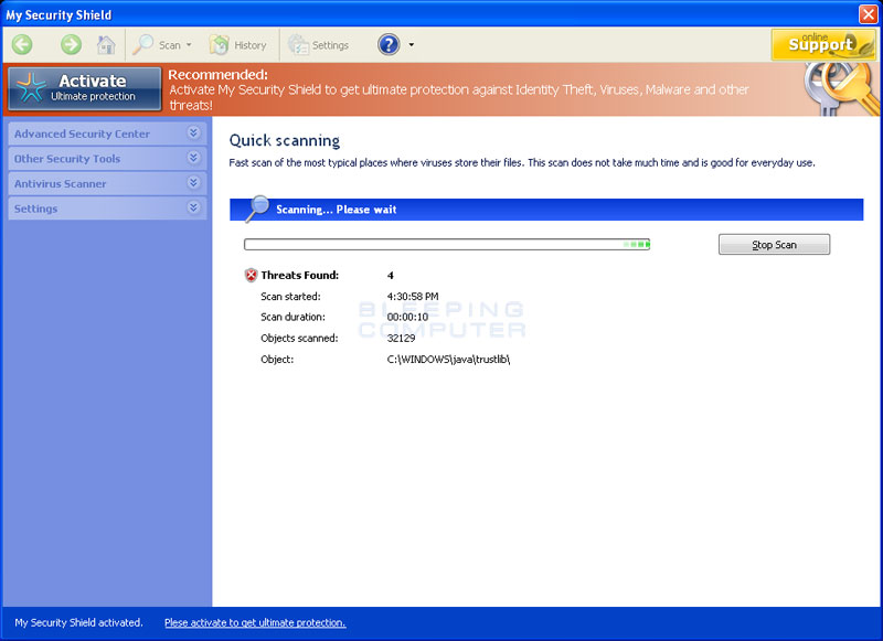 Remove My Security Shield (Uninstall Guide)
