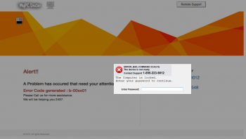 Trojan.Tech-Support-Scam Family of Computer Viruses