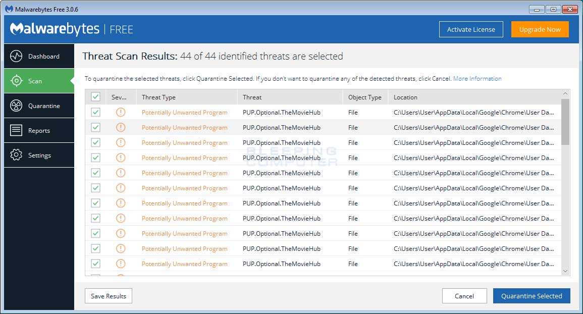 Remove the TheMovie-Hub.net Chrome Extension