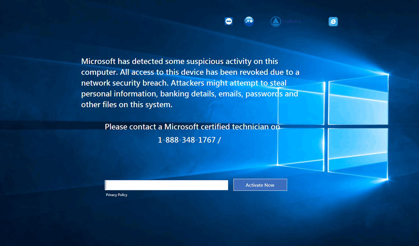 Remove the Pcobserver Registry Cleaner Tech Support Scam