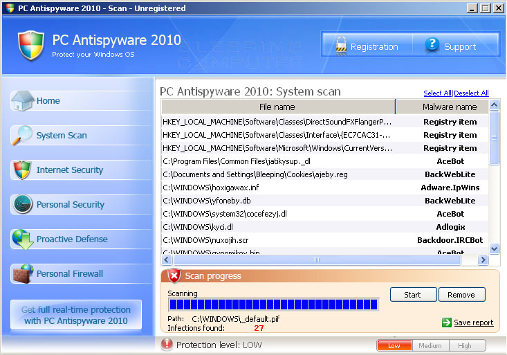 Remove PC AntiSpyware 2010 (Removal Guide)