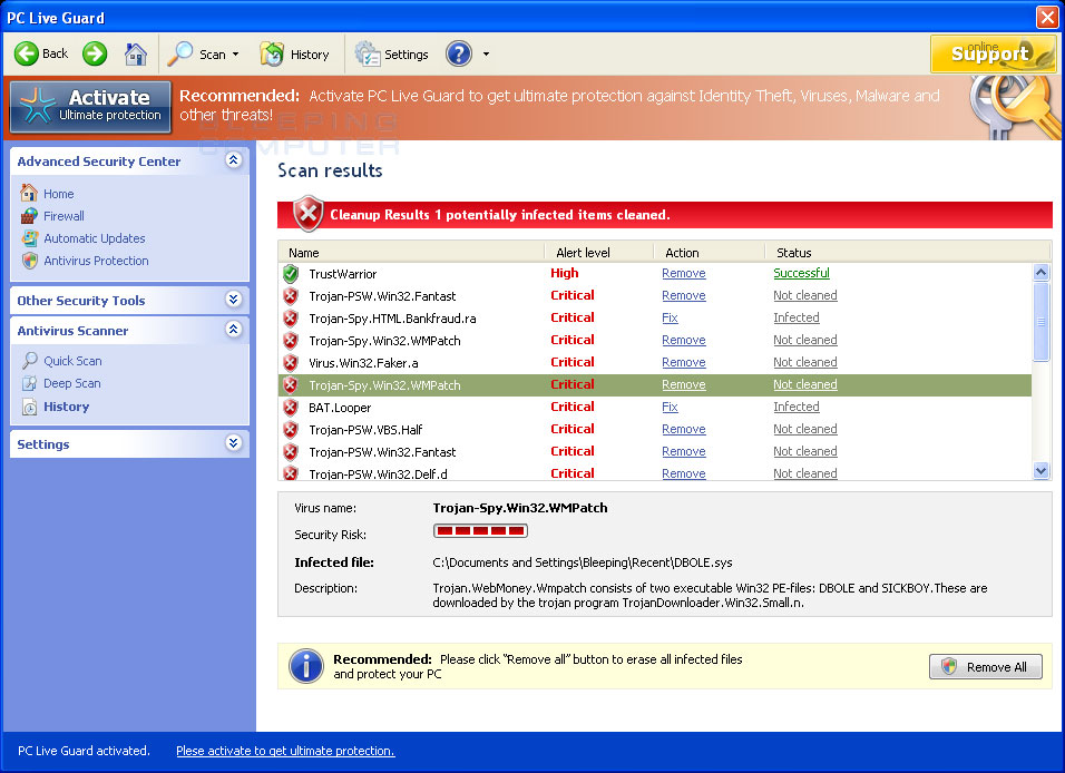 Remove PC Live Guard (Uninstall Guide)