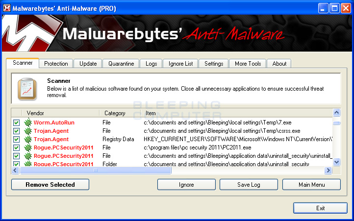 Remove PC Security 2011 (Uninstall Guide)