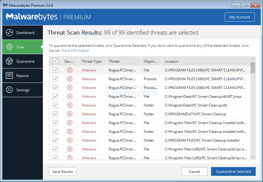 Remove the PC Smart Cleanup PUP