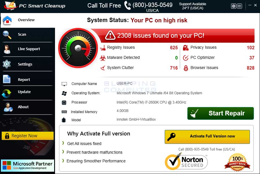 Remove the PC Smart Cleanup PUP