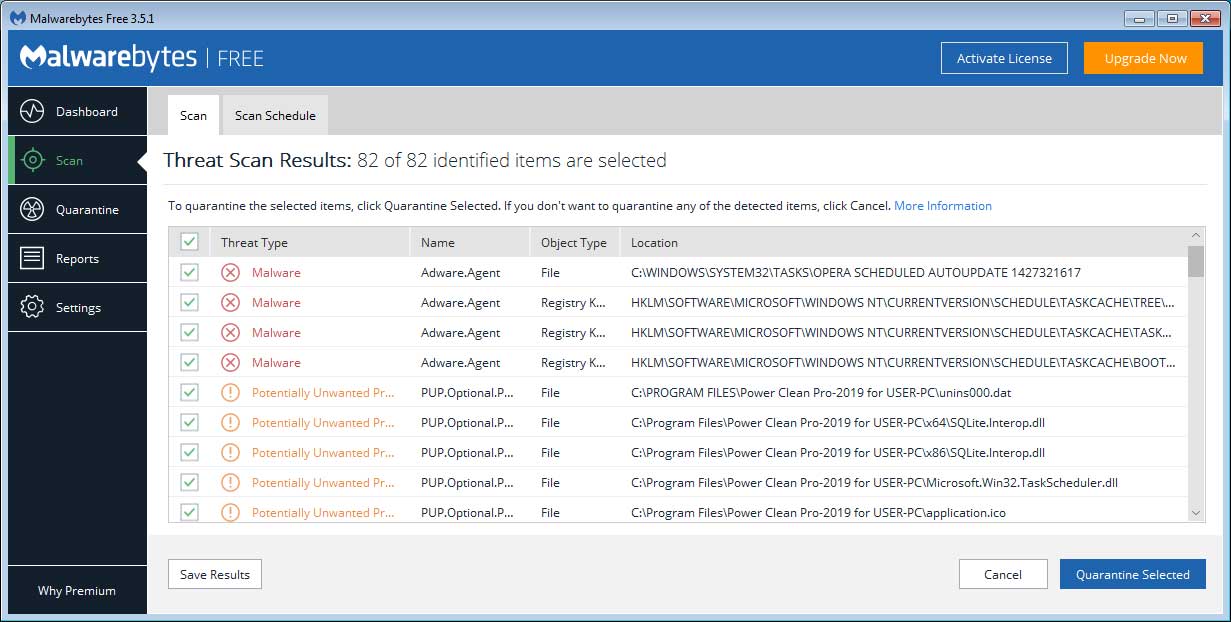Remove the Power Clean Pro 2019 PUP