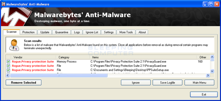 How to remove and uninstall Privacy Protection Suite