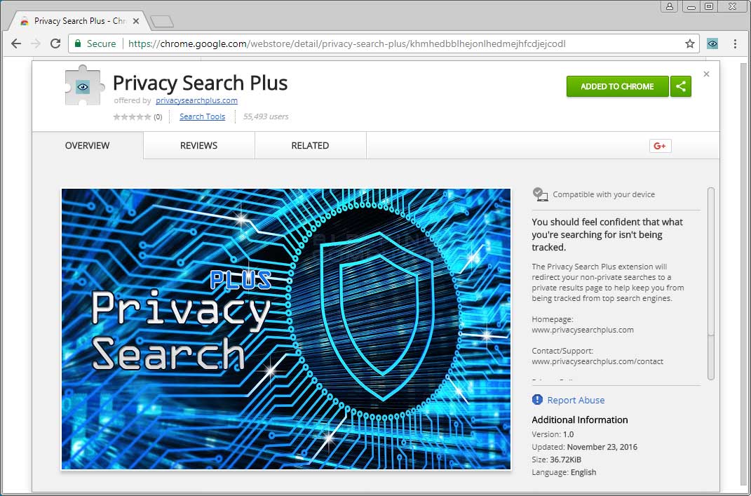 Remove the Privacy Search Plus & Search.privacy-search.net Extension