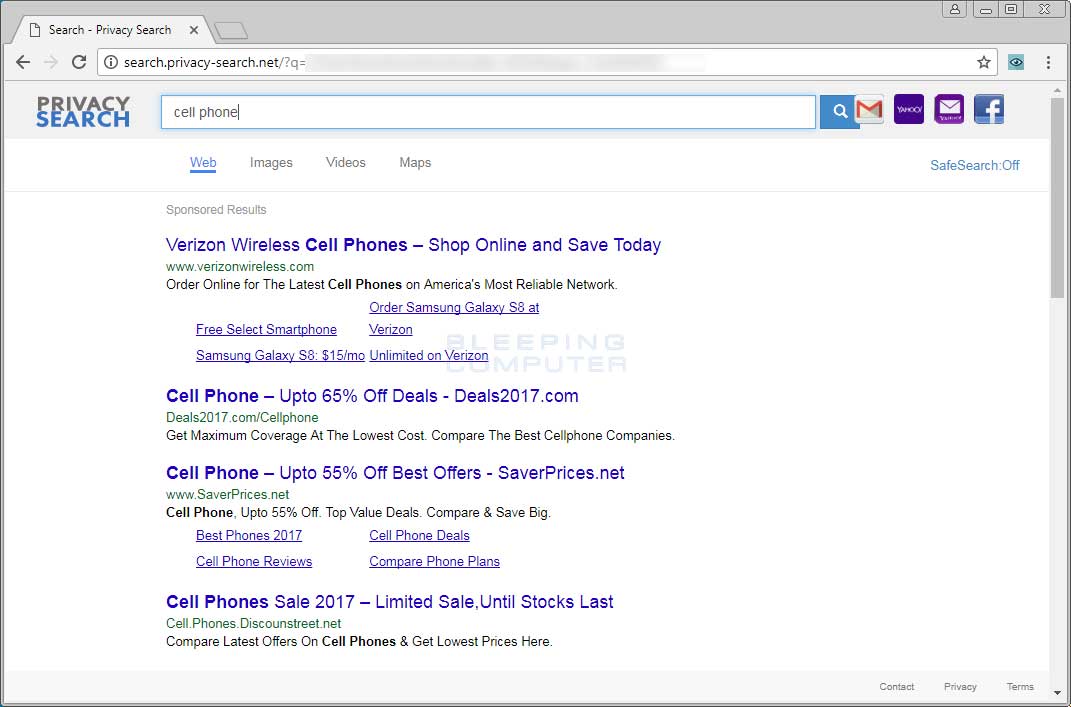 Remove the Privacy Search Plus & Search.privacy-search.net Extension
