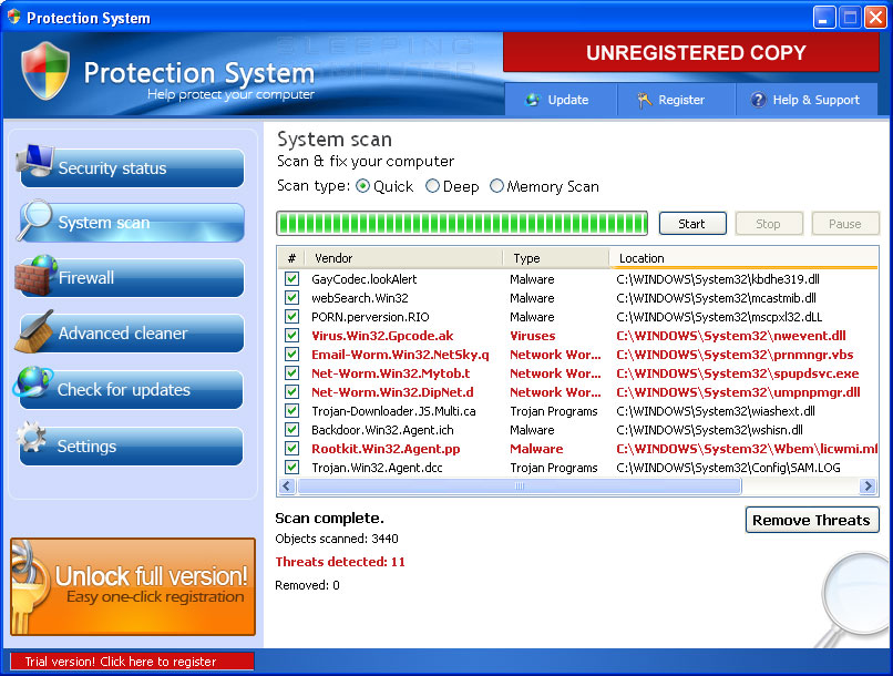Remove Protection System (Uninstall Guide)