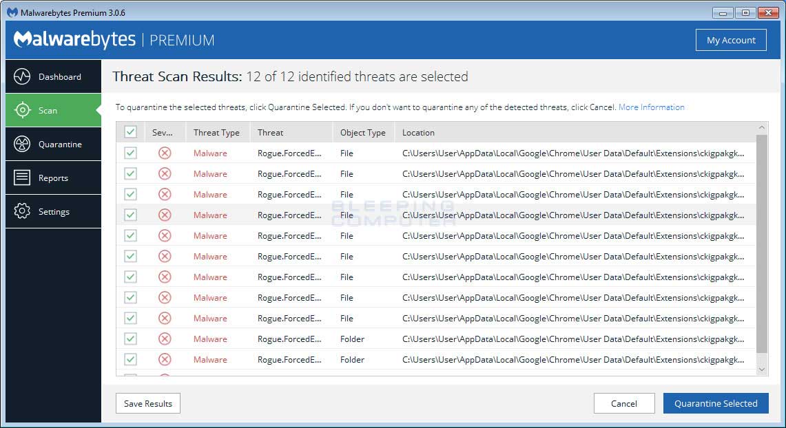 Remove the Quick Auto Refresh Chrome Extension
