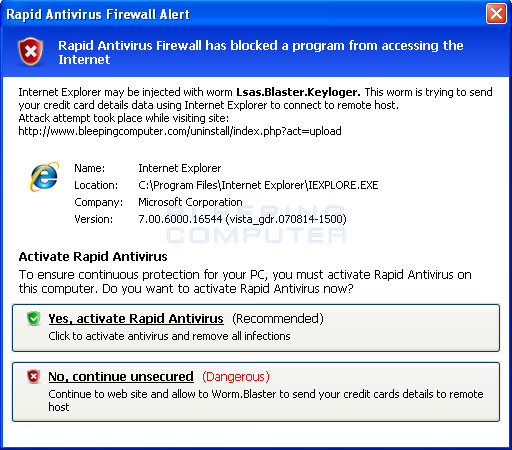 How To Remove The Blaster Worm From Vista - thepiratebayalley