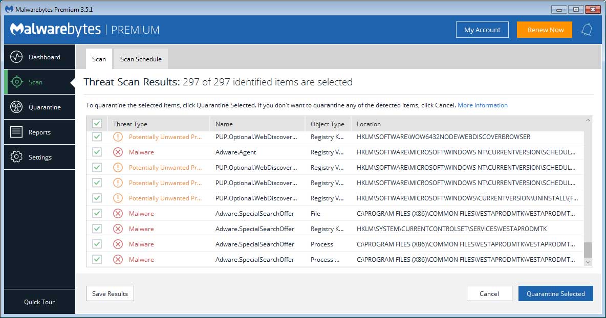 Remove the SpecialSearchOption Chrome Extension
