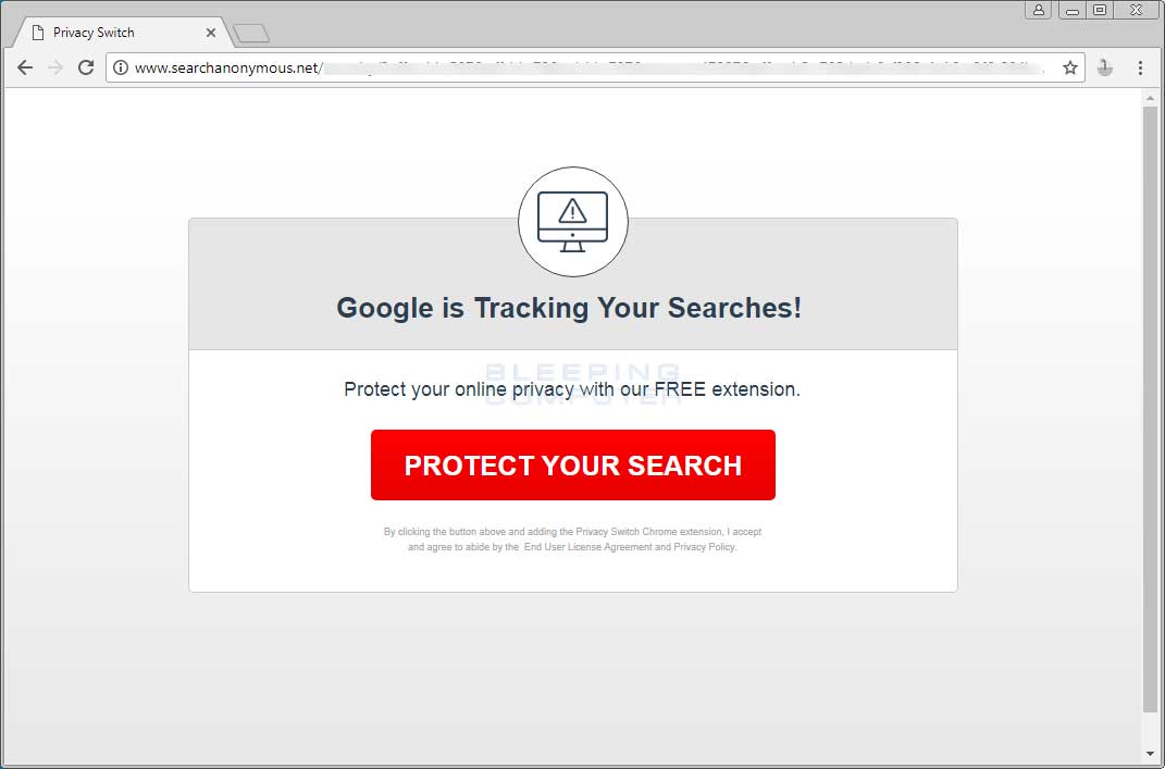 Remove the Search Anonymous & Search.myprivacyswitch.com Extension