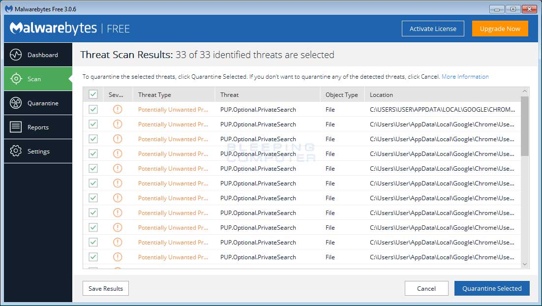 Remove the Search-Privacy.online Chrome Extension