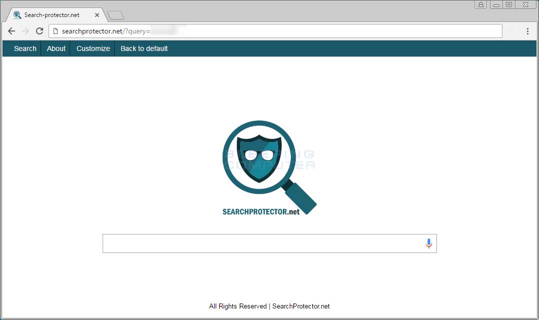 Remove the Searchprotector.net Search Redirect and New Tab Page