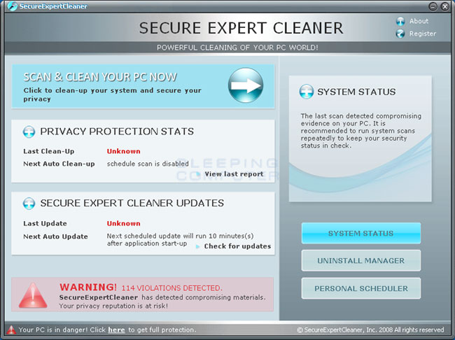 How to remove Secure Expert Cleaner (Uninstall Instructions)