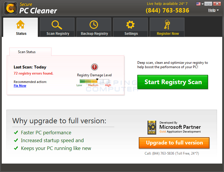 Remove Secure PC Cleaner (Removal Guide)