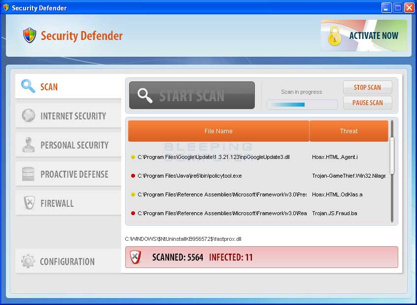 Security Defender Removal Guide