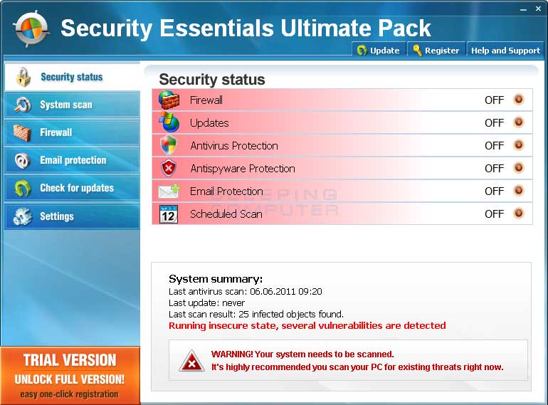 Remove Security Essentials Ultimate Pack (Uninstall Guide)