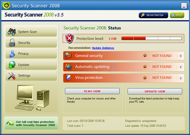 How to remove Security Scanner 2008 (Uninstall Instructions)